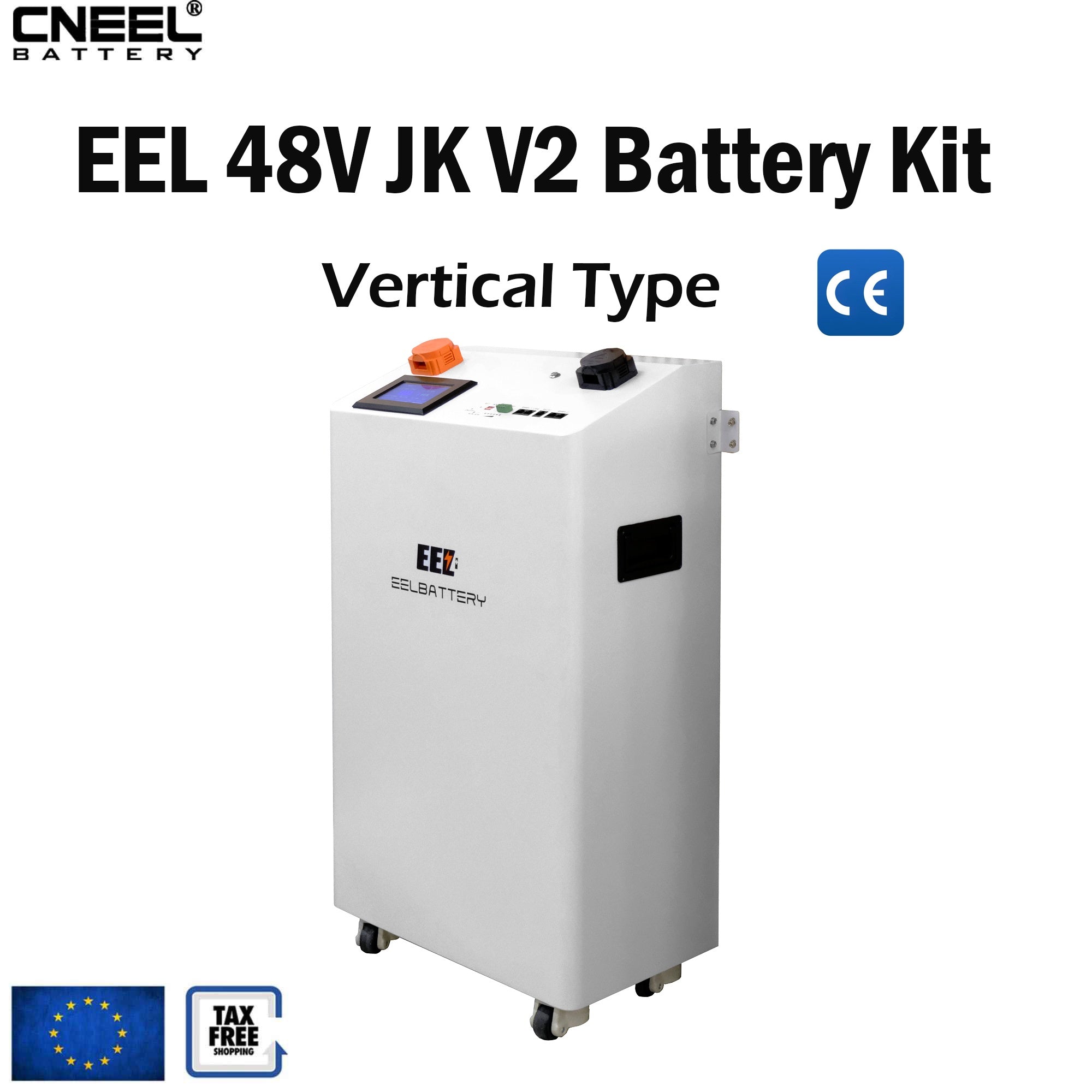 EEL 48V V2 16/17 Kwh DIY Vertical Battery Kit For Home Energy Storage ...